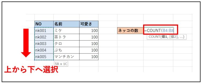【Excel】結果が0になる！Count関数でカウントできない時のAな対処法 | nekocaryのIT修業場